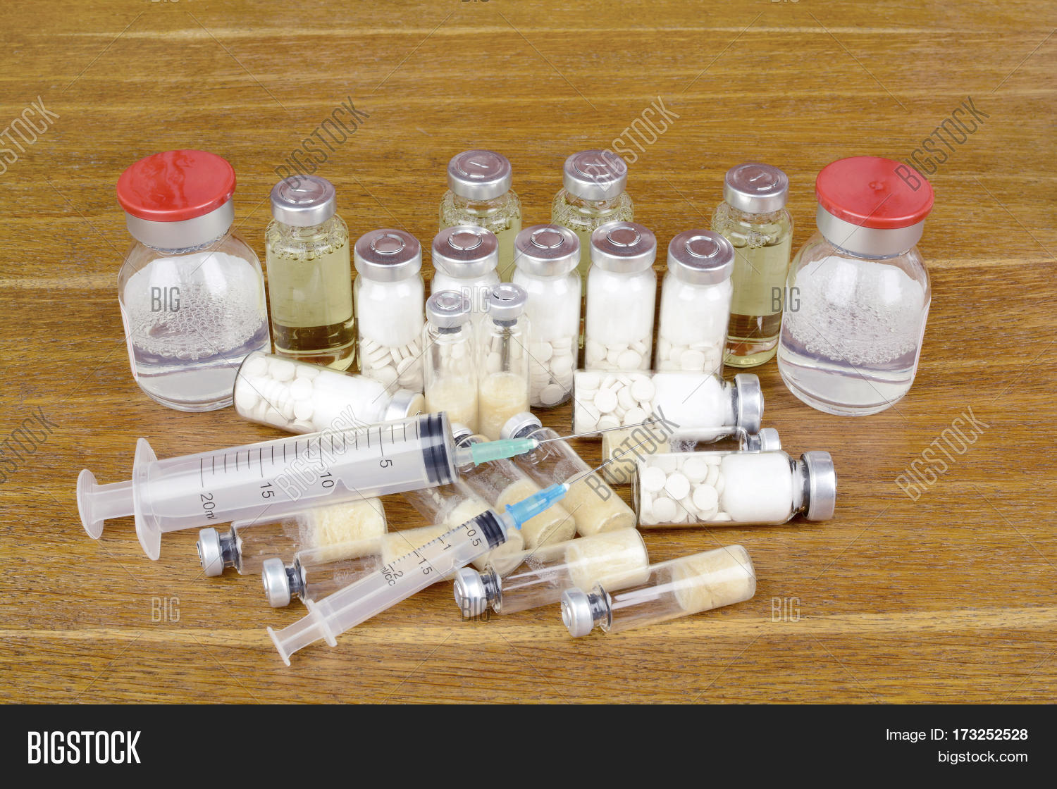 Drugs Treat Oak Table Image & Photo (Free Trial) | Bigstock