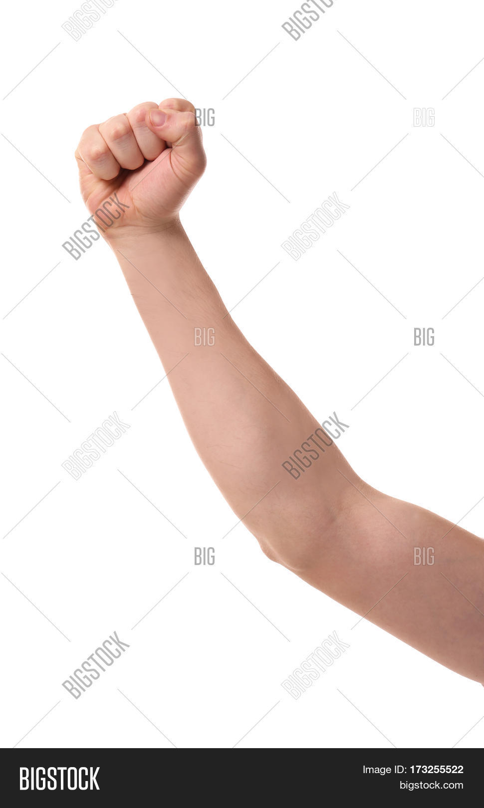 Raised Male Hand Image & Photo (Free Trial) | Bigstock