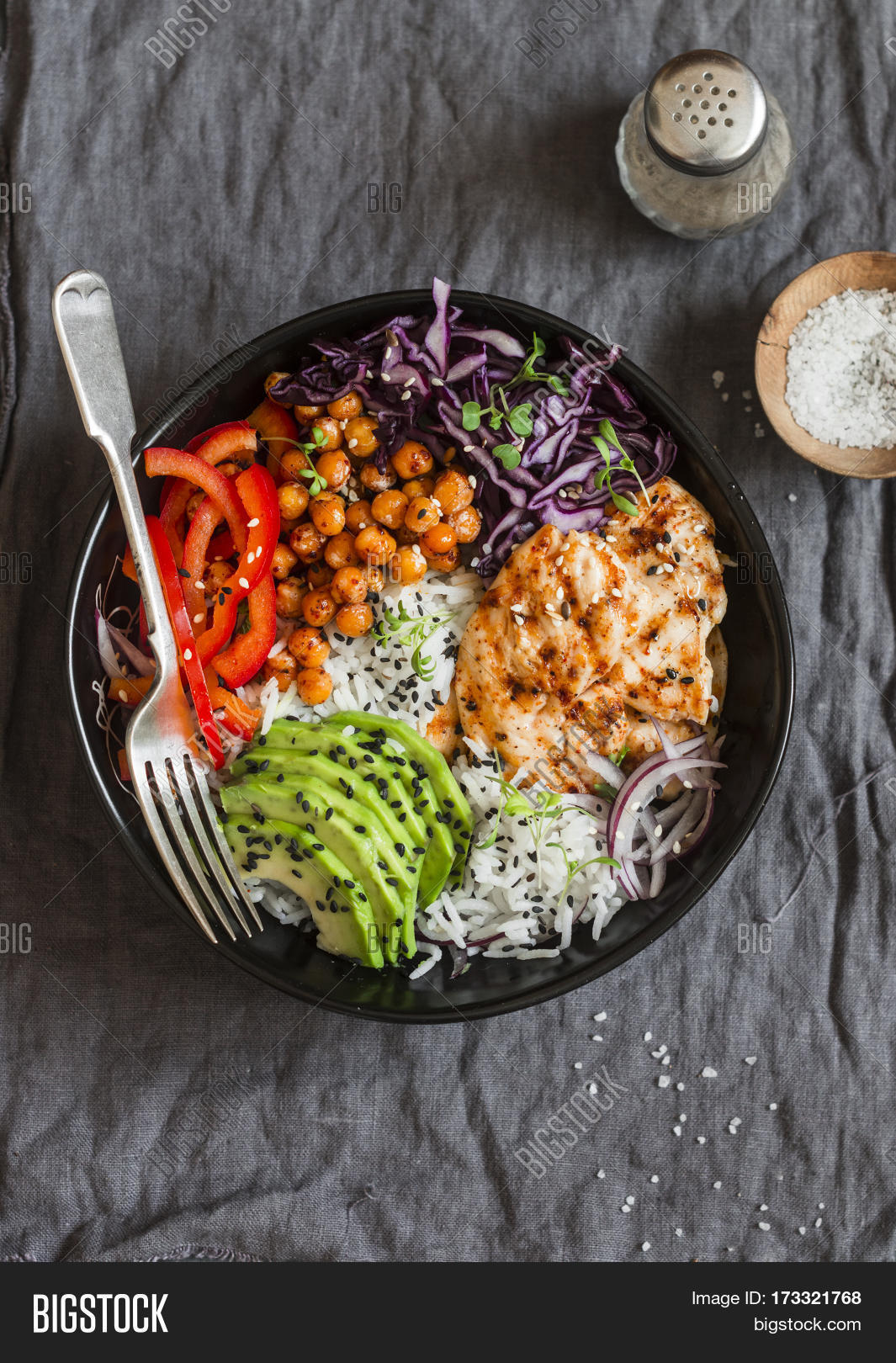 Grilled Chicken Rice Image & Photo (Free Trial) | Bigstock