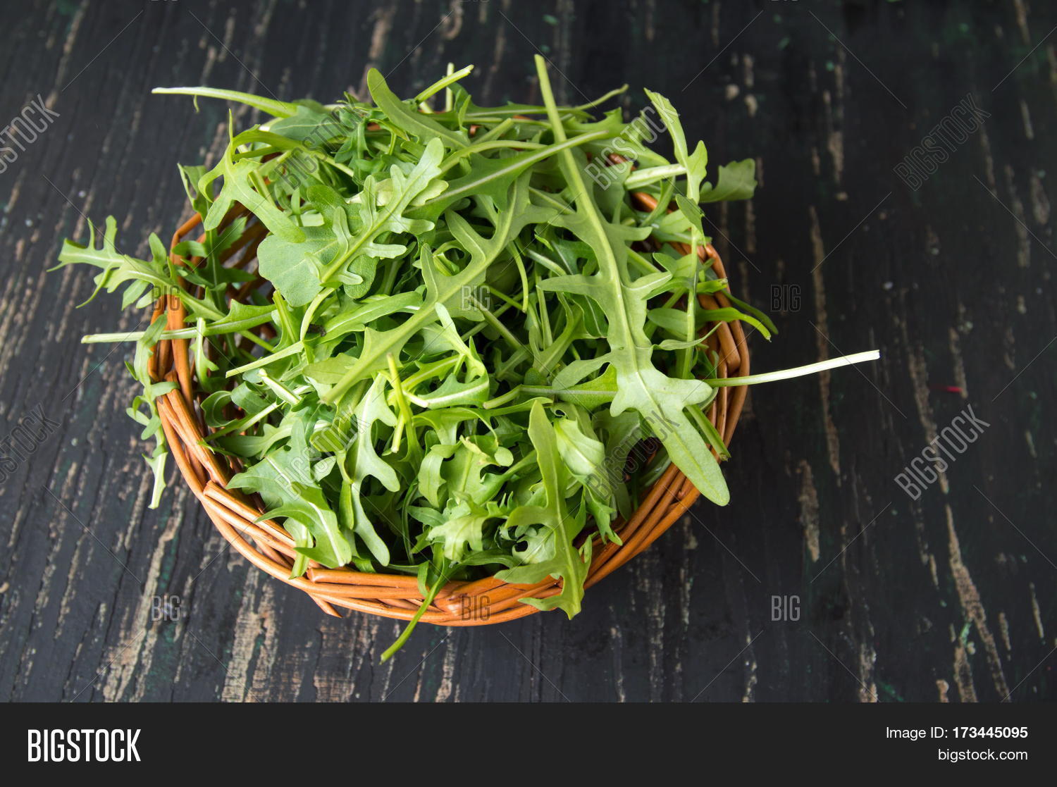 Rucola Plant Wicker Image & Photo (Free Trial) | Bigstock