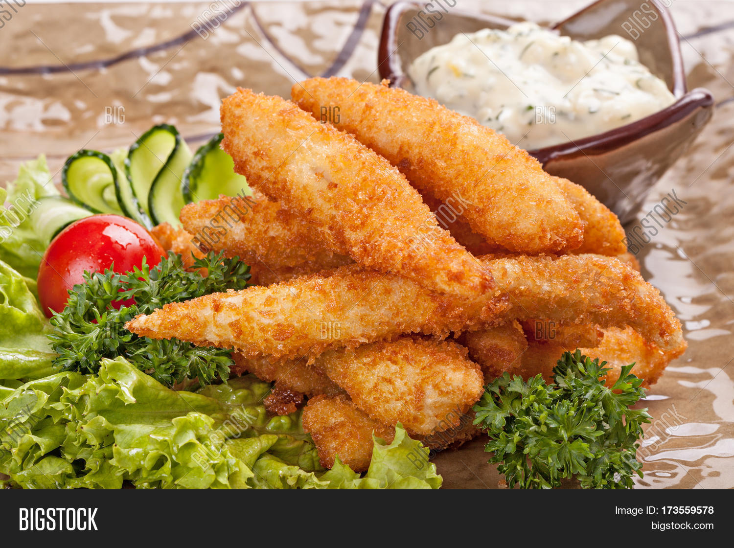 Pieces Fish Fried Image & Photo (Free Trial) | Bigstock