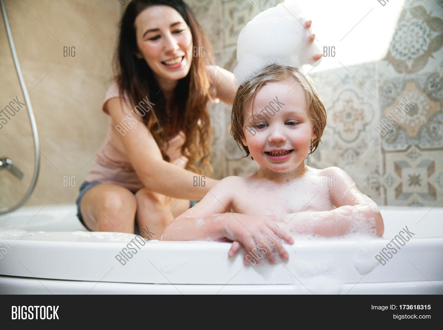 Beautiful Young Mother Image & Photo (Free Trial) | Bigstock