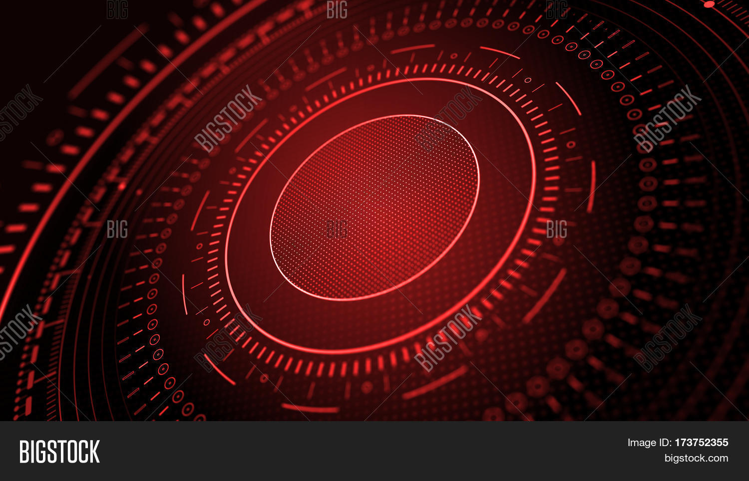 Abstract Red Digital Image & Photo (Free Trial) | Bigstock