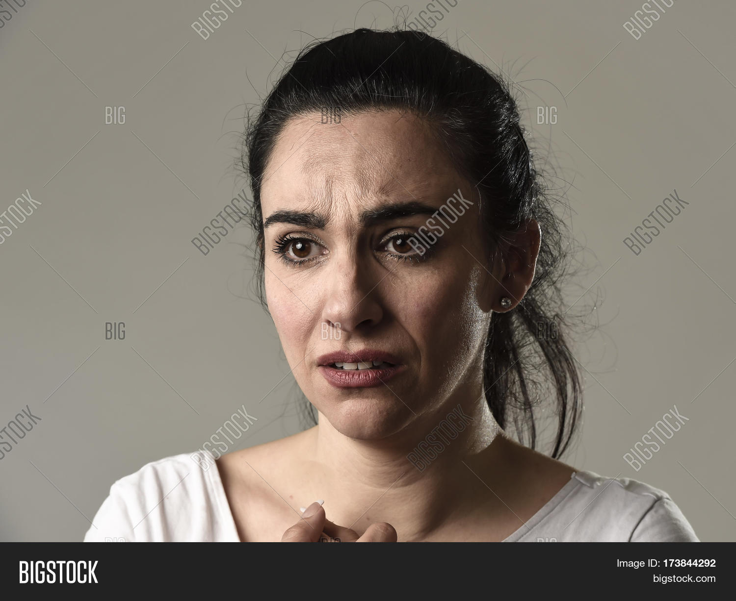 Beautiful Face Sad Image & Photo (Free Trial) | Bigstock