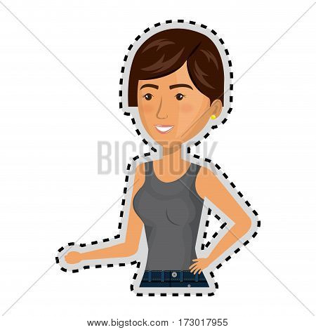 Sticker Half Body Vector & Photo (Free Trial) | Bigstock