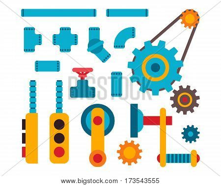 Machine Parts Vector & Photo (Free Trial) | Bigstock