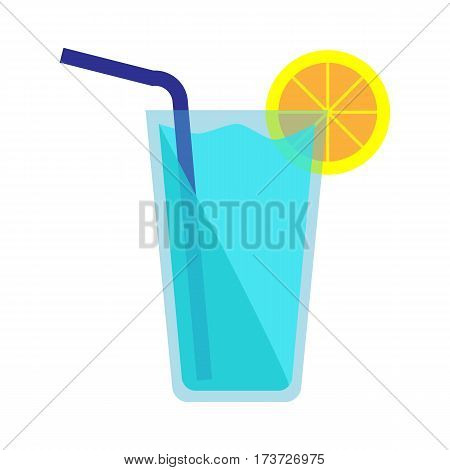 Blue Cocktail Icon. Vector & Photo (Free Trial) | Bigstock