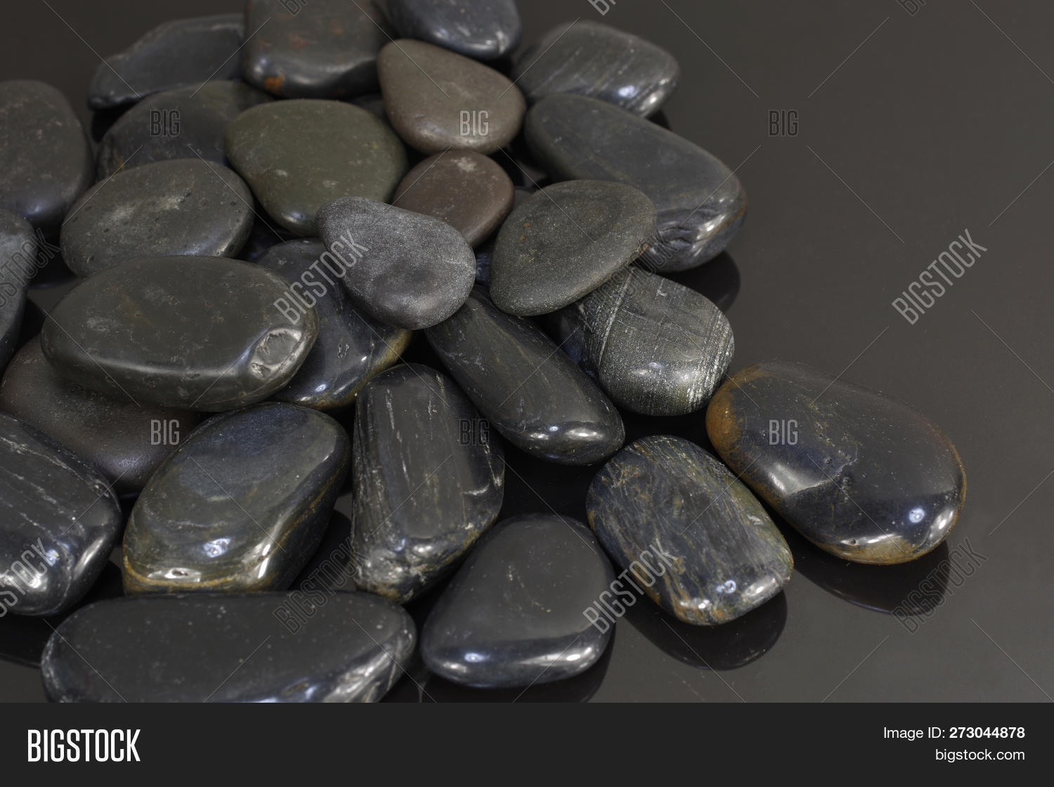 Black Basalt Stones On Image & Photo (Free Trial) | Bigstock