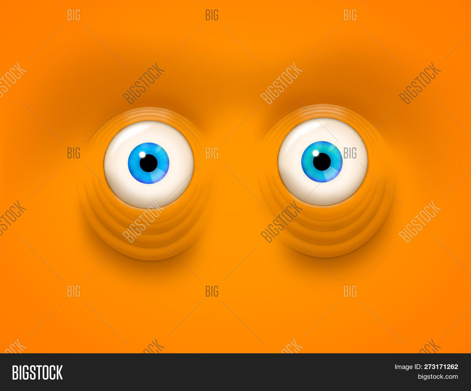 Scary Staring Cartoon Image & Photo (Free Trial) | Bigstock