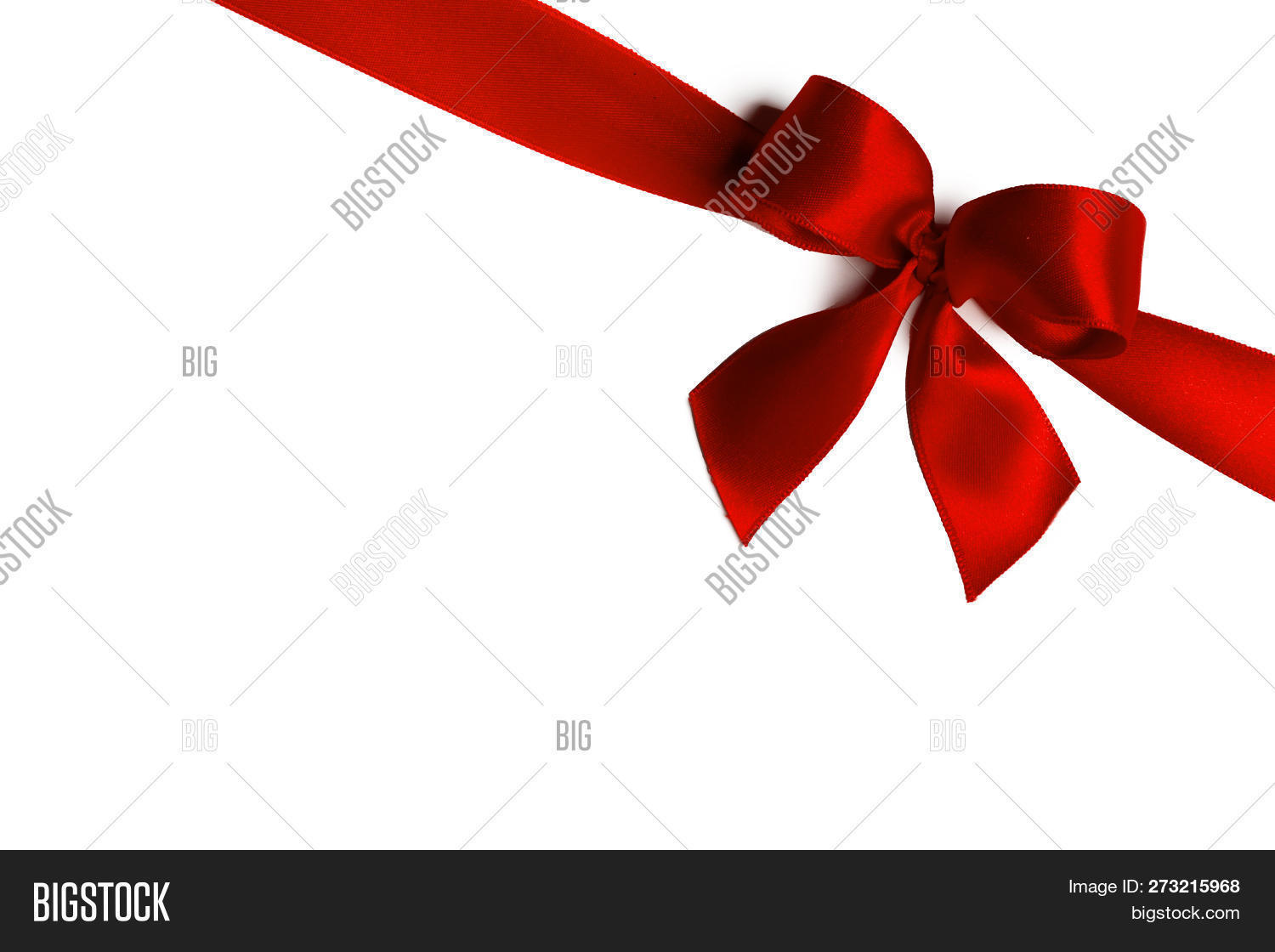 Shiny Red Satin Ribbon Image & Photo (Free Trial) | Bigstock