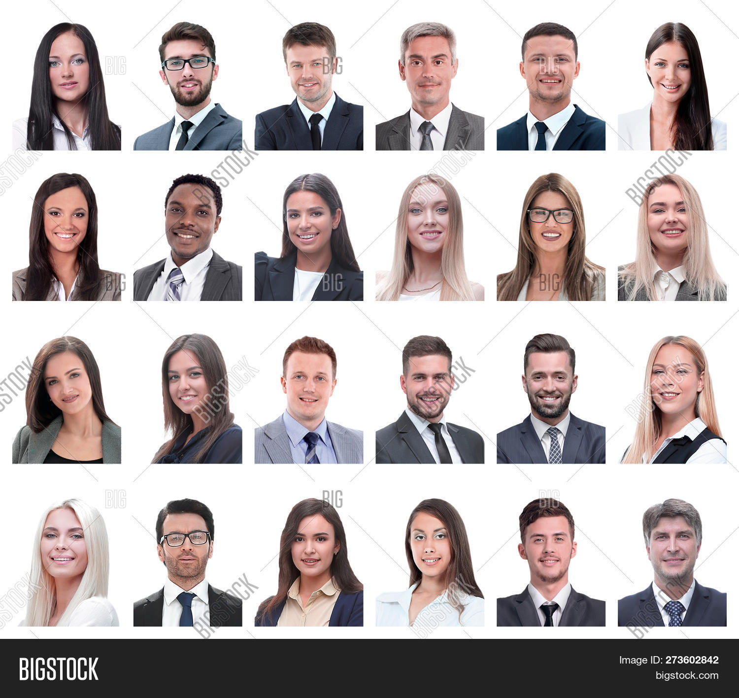 Business People Collage