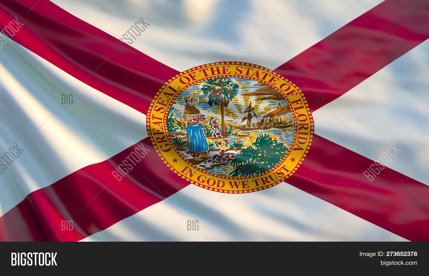 Florida Flag. Waving Image & Photo (Free Trial) | Bigstock