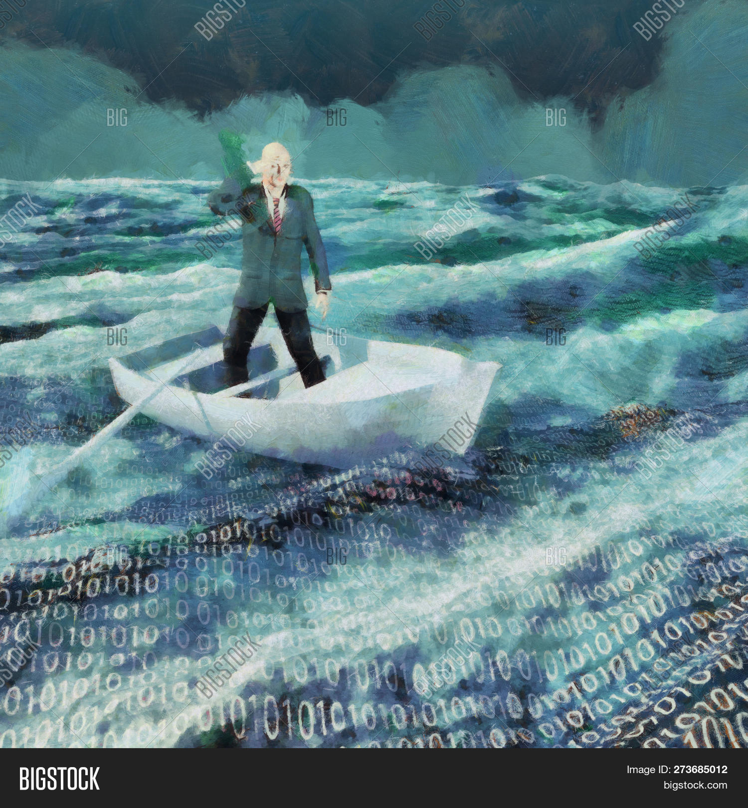 Surreal Painting. Man Image & Photo (Free Trial) | Bigstock