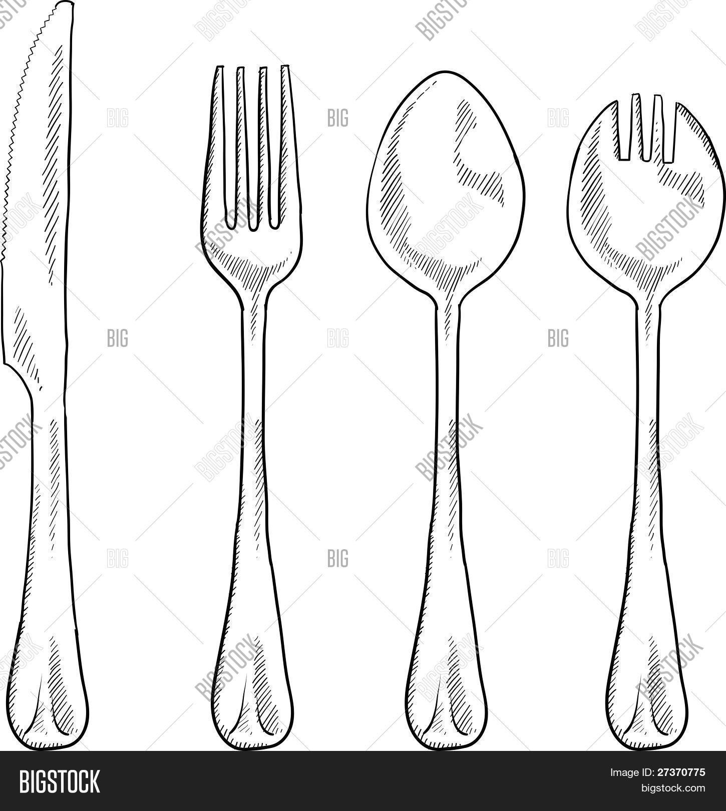 Eating Utensils Vector & Photo (Free Trial) | Bigstock
