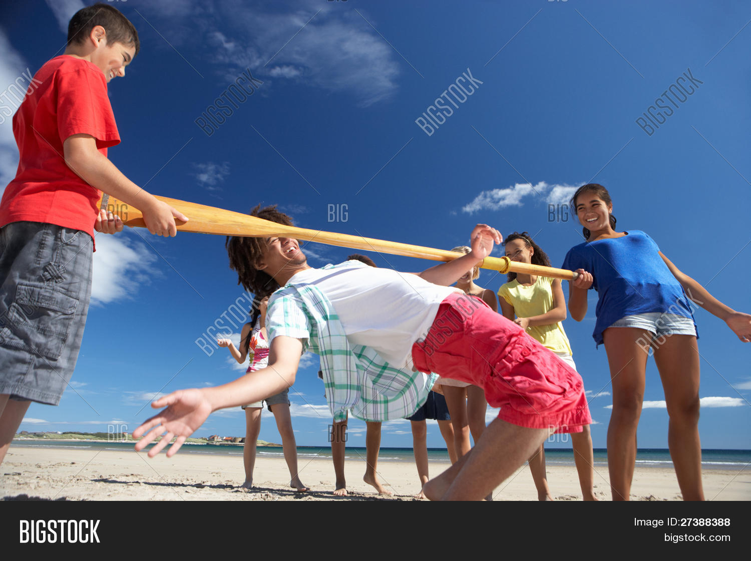 Teenagers Doing Limbo Image & Photo (Free Trial) | Bigstock