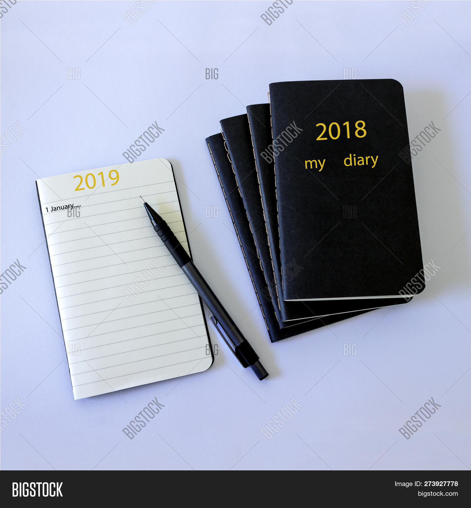 5 Black Notebooks, Image & Photo (Free Trial) | Bigstock