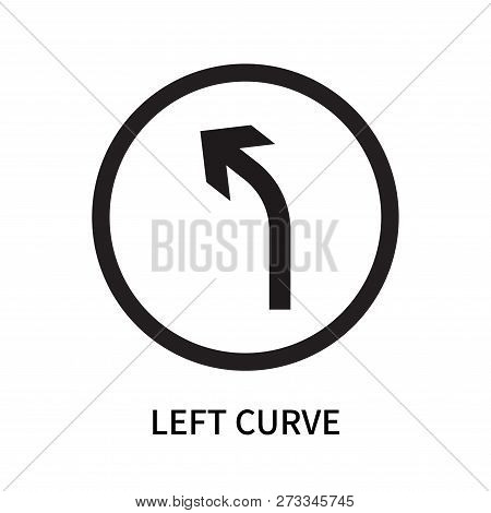 Left Curve Icon Vector & Photo (Free Trial) | Bigstock