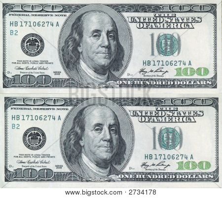 2 -100 Dollar Bills Image & Photo (Free Trial) | Bigstock