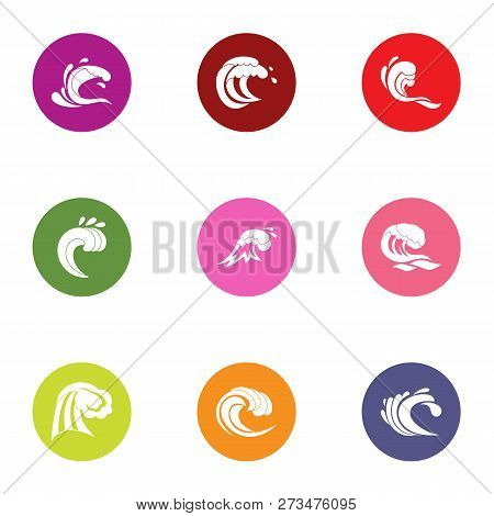 Wavelength Icons Set. Image & Photo (Free Trial) | Bigstock