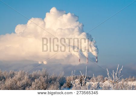 Pipes Thermal Power Image & Photo (Free Trial) | Bigstock