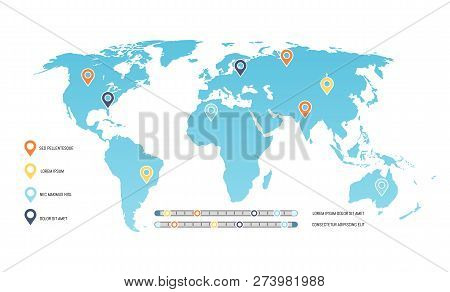 World Map Location Vector & Photo (Free Trial) | Bigstock