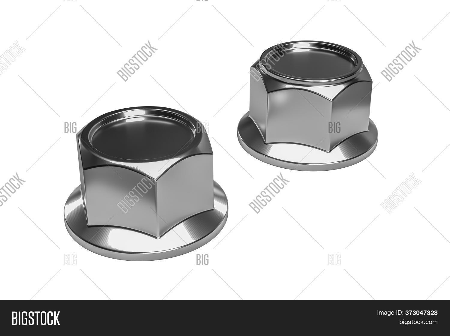 Two Hex Caps Isolated Image & Photo (Free Trial) | Bigstock