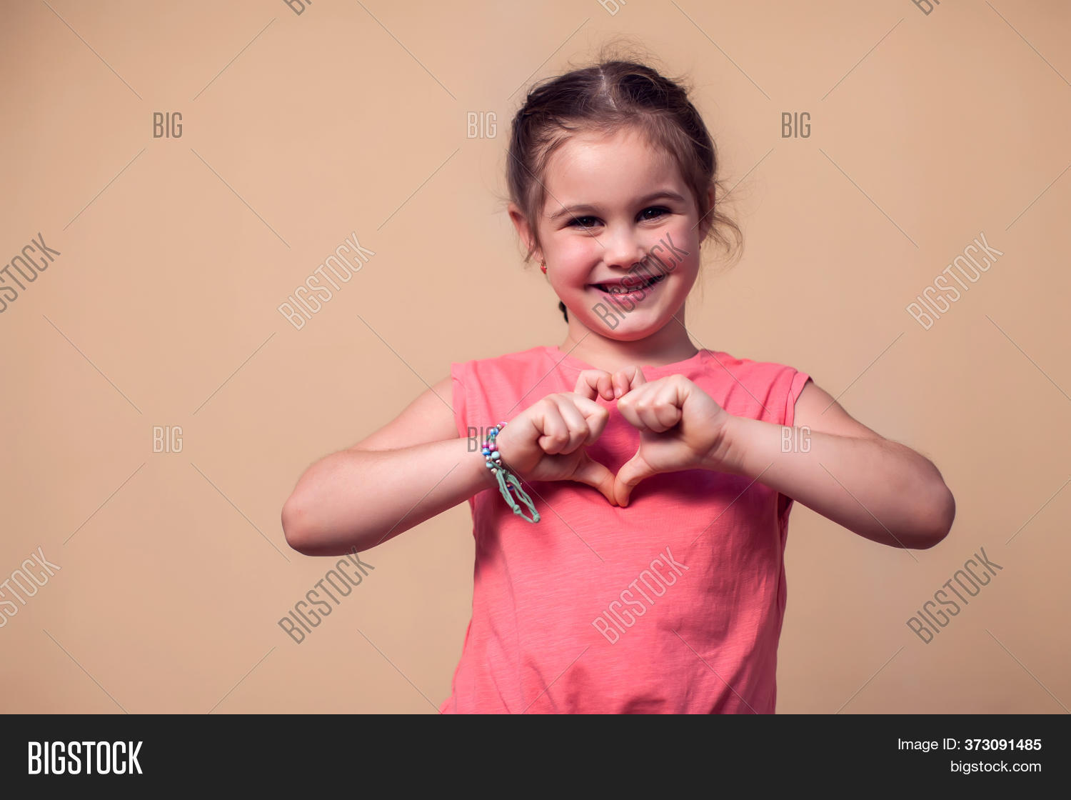 Kid Showing Heart Image & Photo (Free Trial) | Bigstock