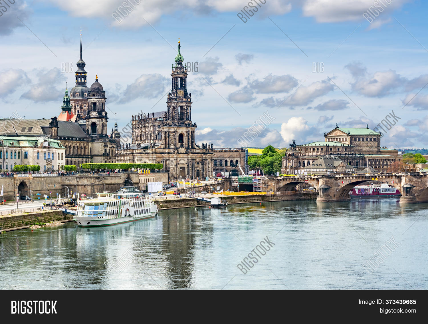 Dresden Cityscape Elbe Image & Photo (Free Trial) | Bigstock
