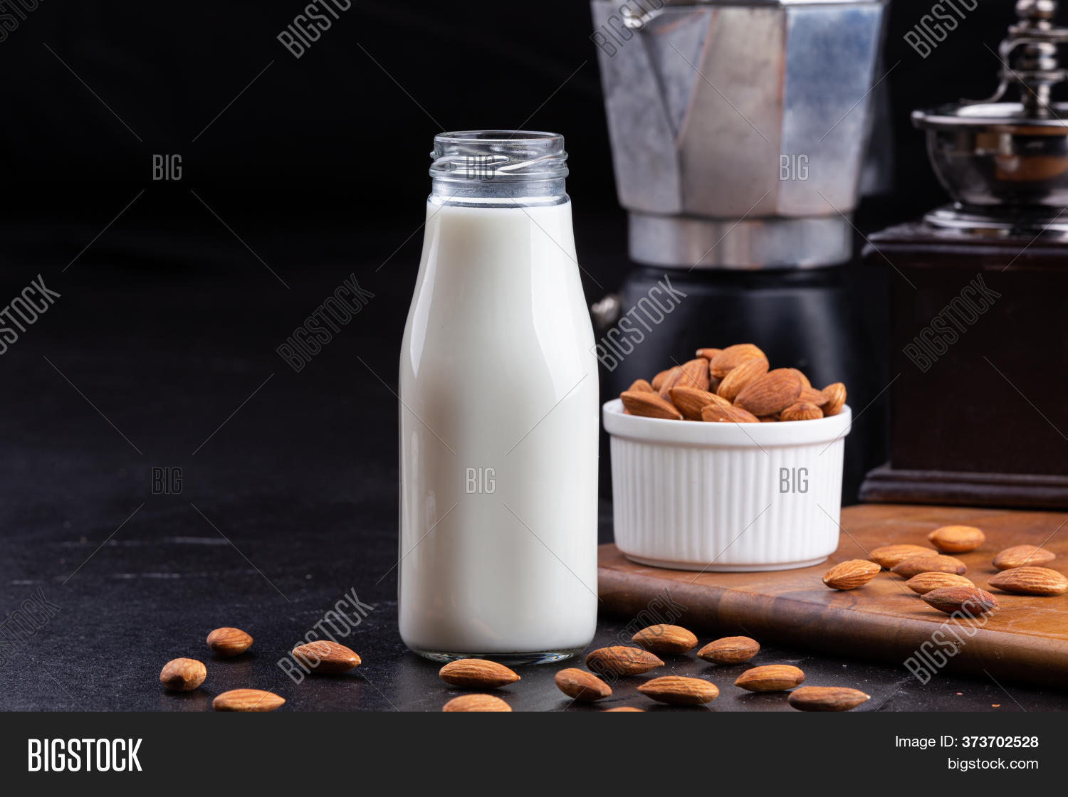 Close Glass Almond Image And Photo Free Trial Bigstock