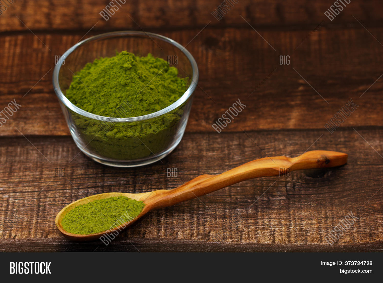 Green Tea Matcha Glass Image & Photo (Free Trial) | Bigstock