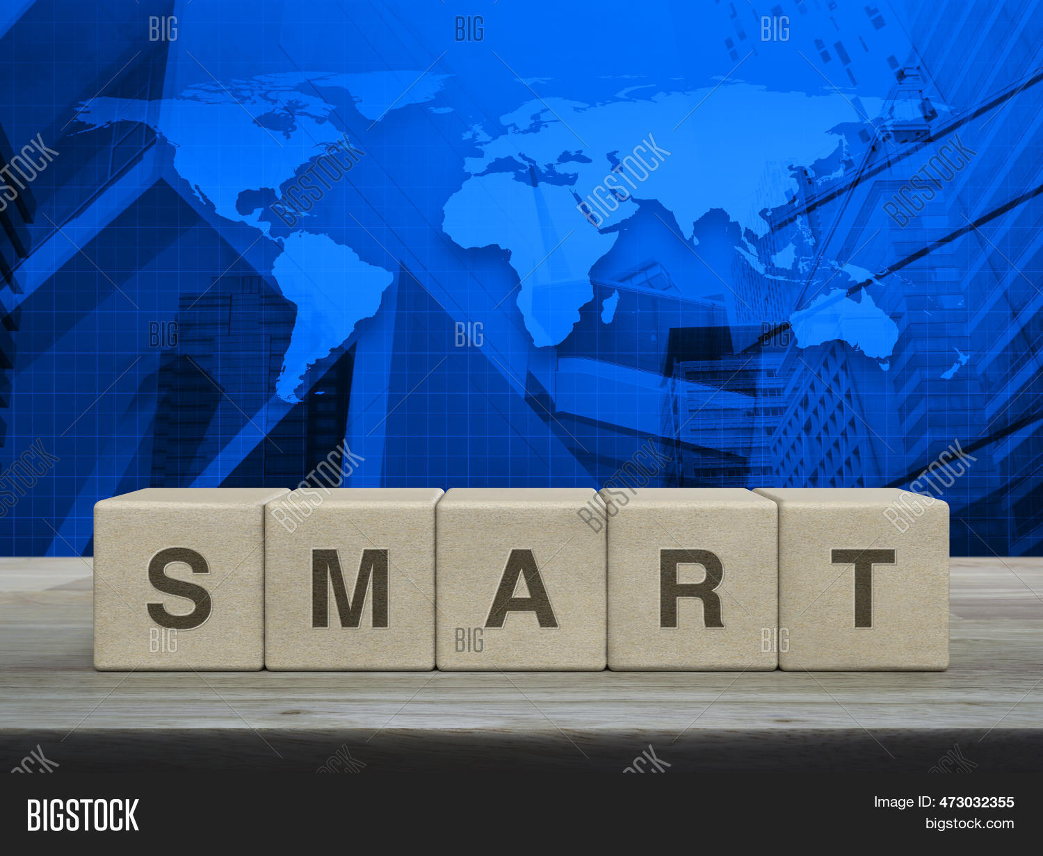 Smart Letter On Wood Image & Photo (Free Trial) | Bigstock