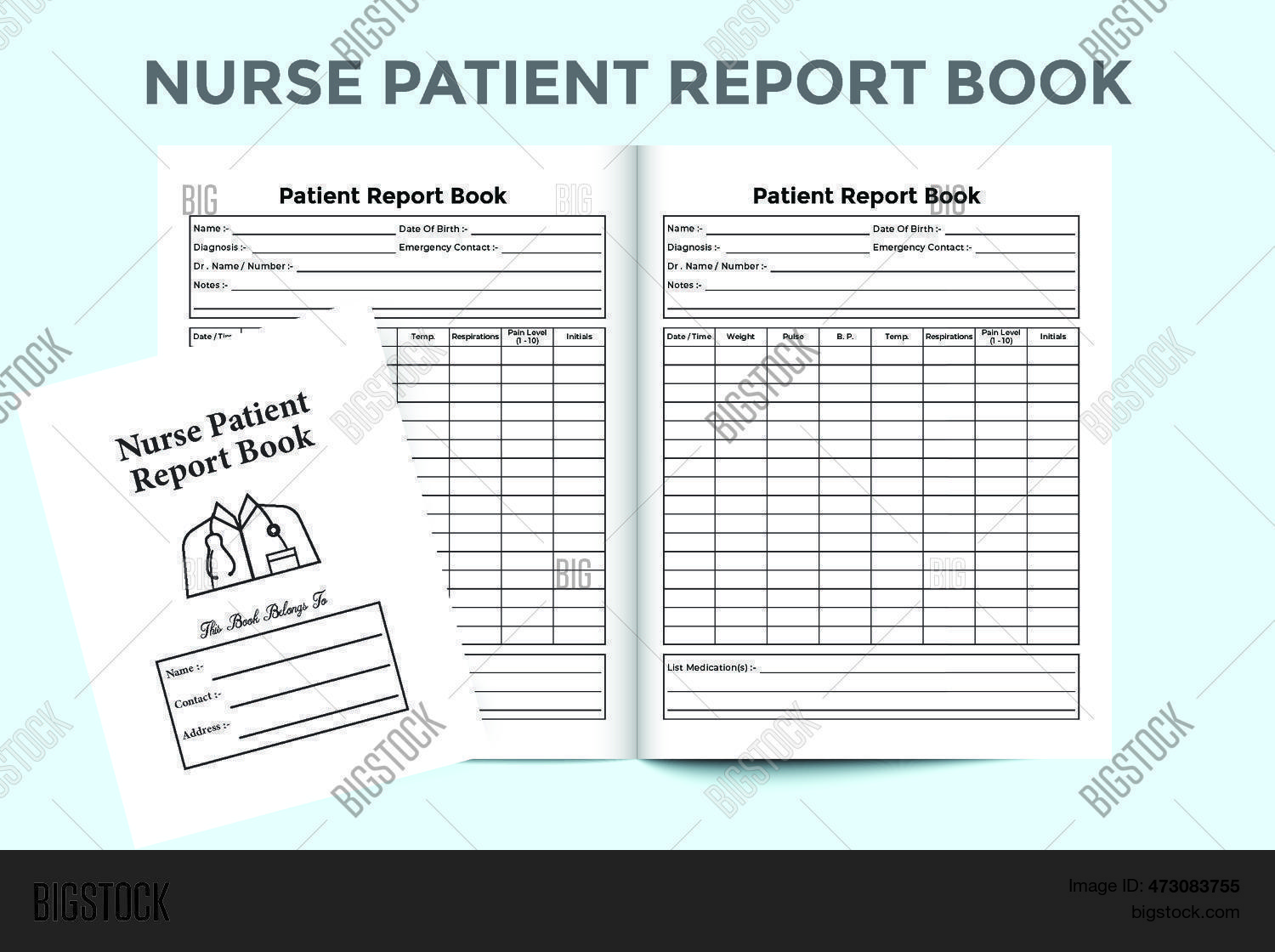 Nurse Patient Report Vector & Photo (Free Trial) | Bigstock