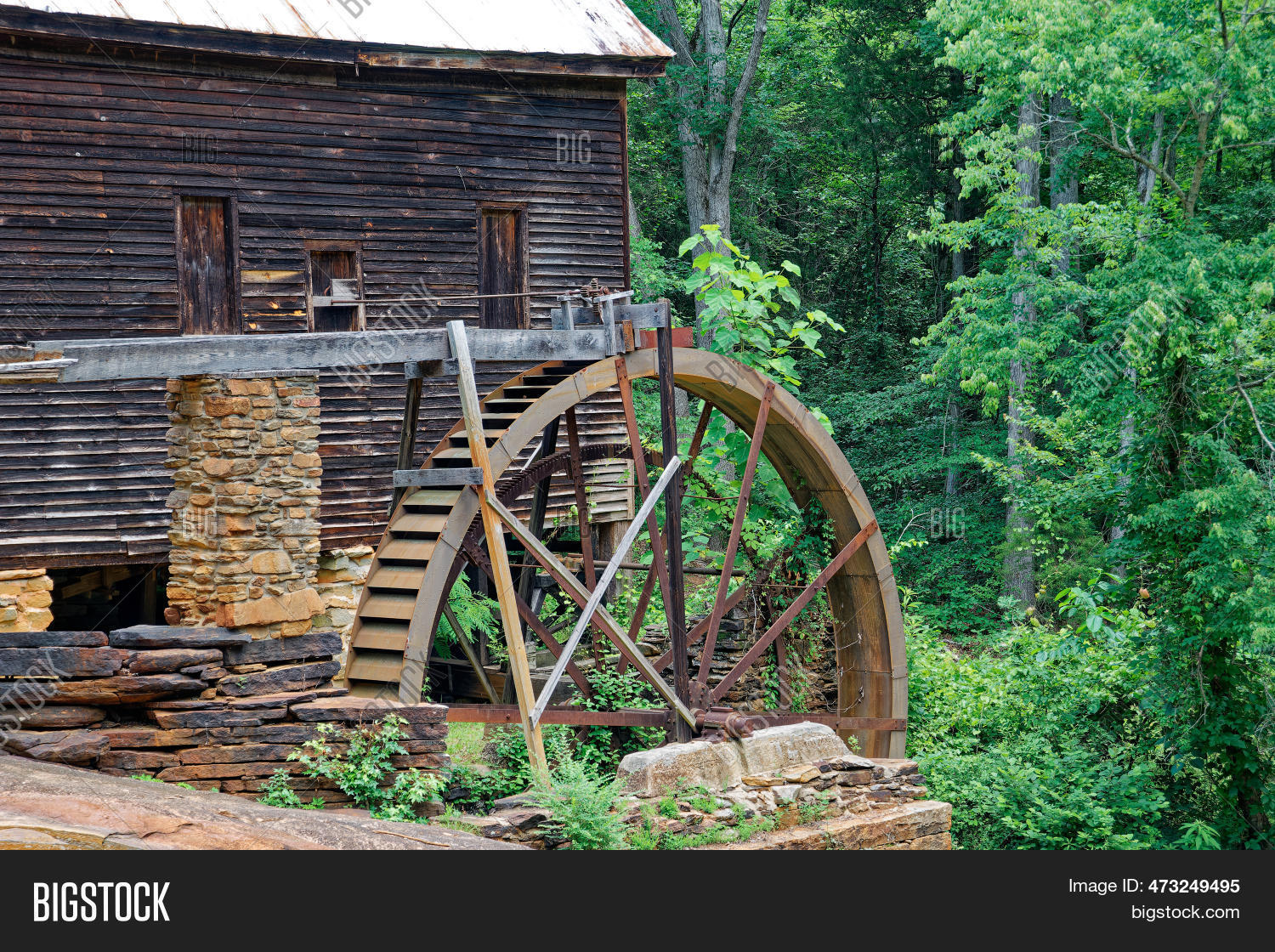 Waterwheel Use Energy Image & Photo (Free Trial) | Bigstock