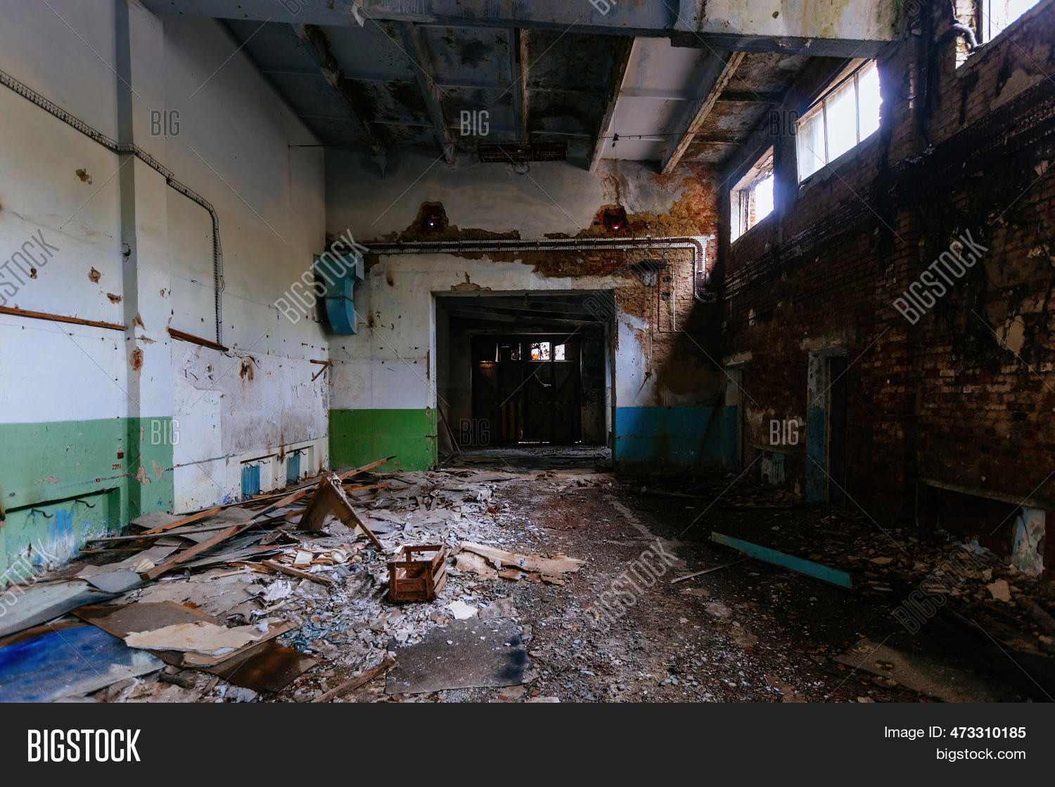 Old Factory Building Interior