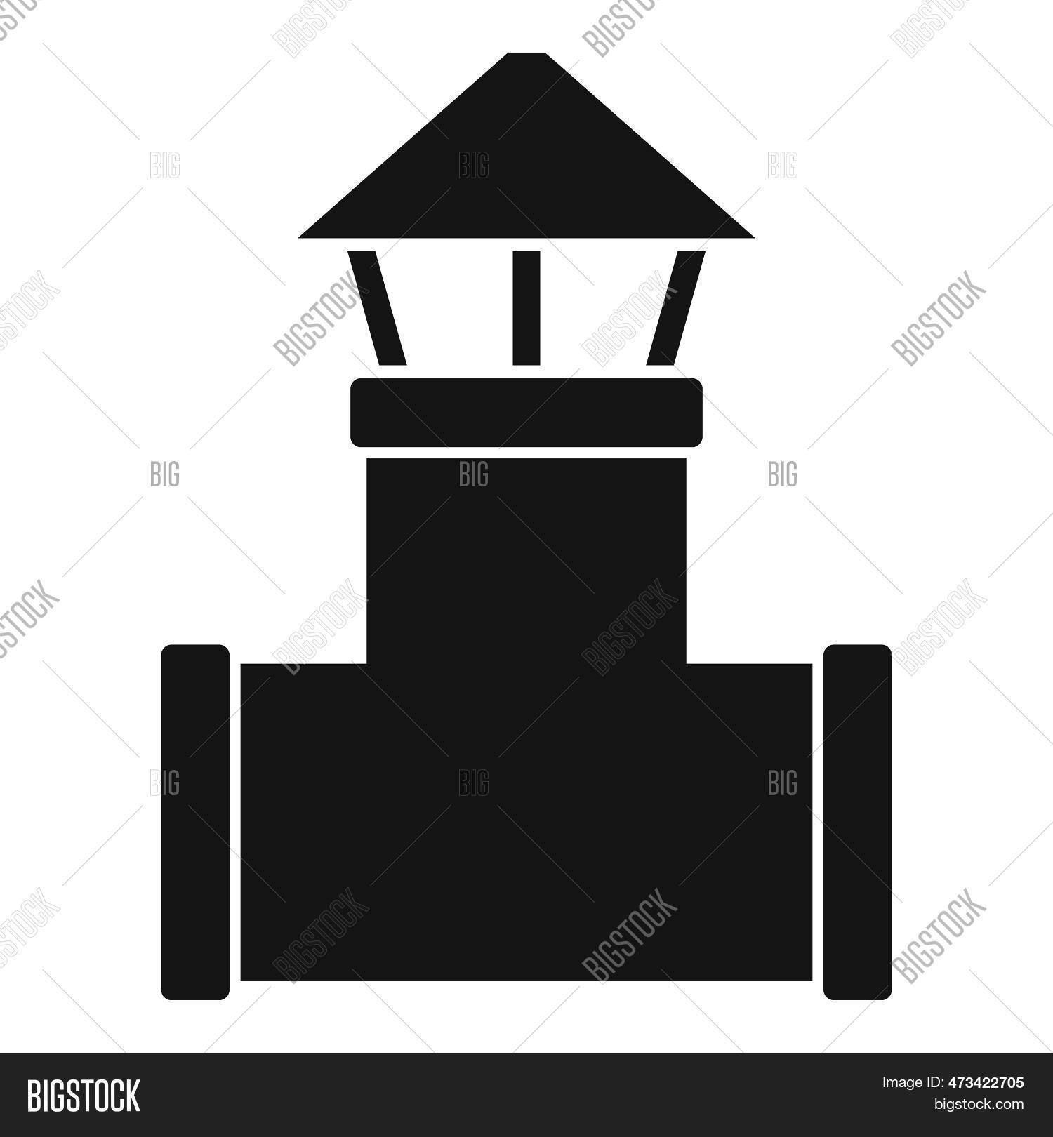Ventilation Pipe Icon Image & Photo (Free Trial) | Bigstock
