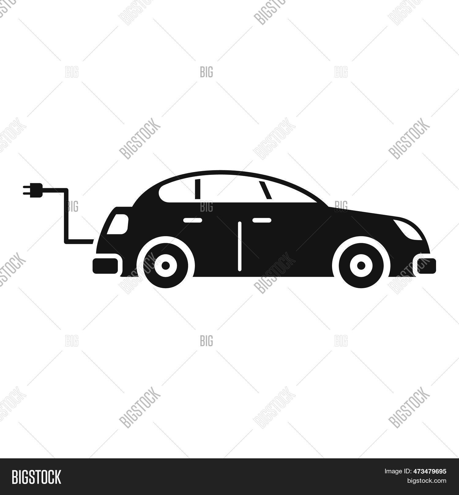 Hybrid Car Icon. Image & Photo (Free Trial) | Bigstock