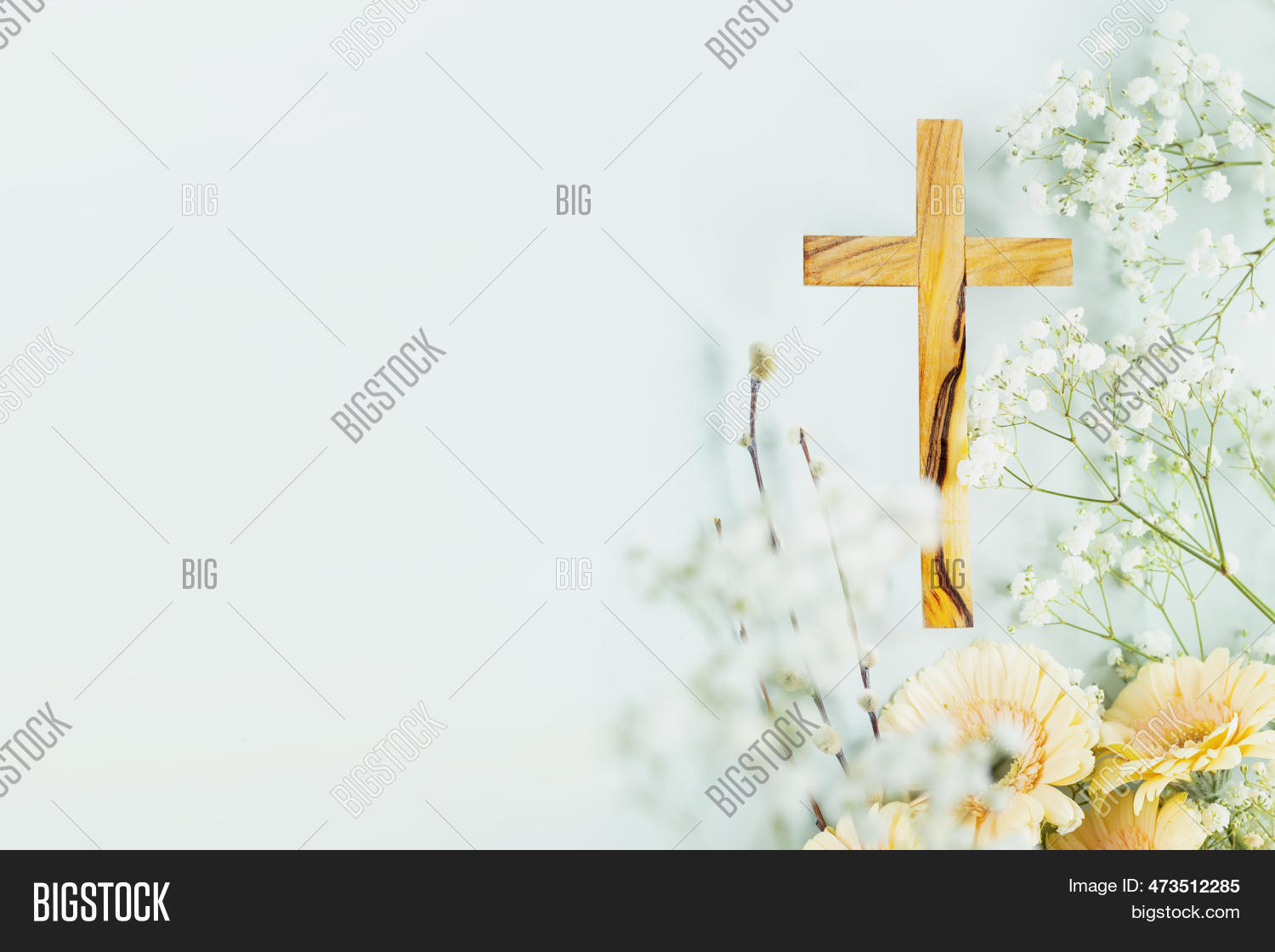 Wooden Cross Spring Image & Photo (Free Trial) | Bigstock