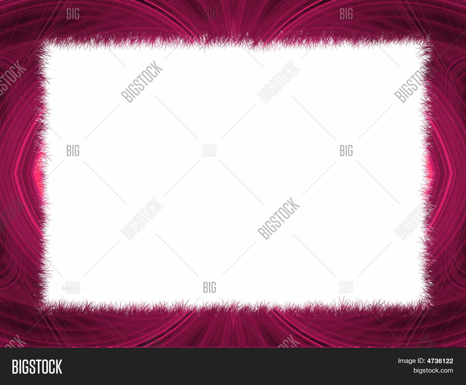 Pink Fractal Border Image & Photo (Free Trial) | Bigstock