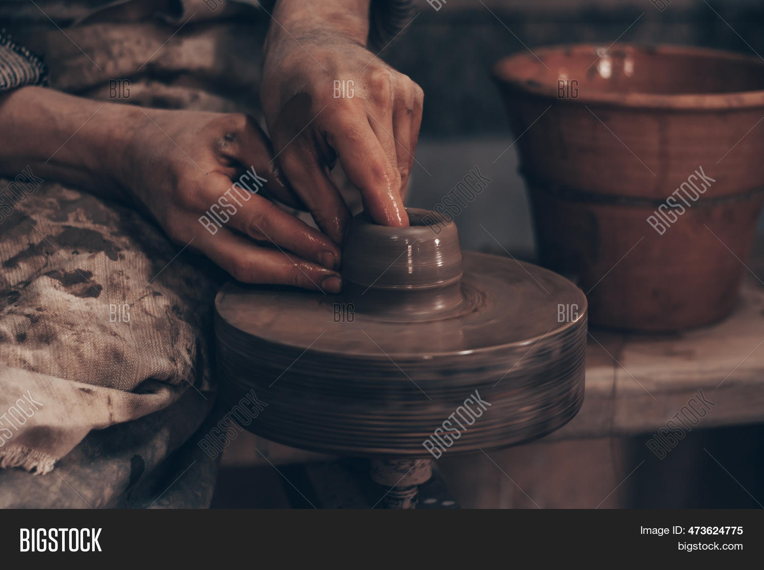 Modeling Bowl Clay On Image & Photo (Free Trial) | Bigstock