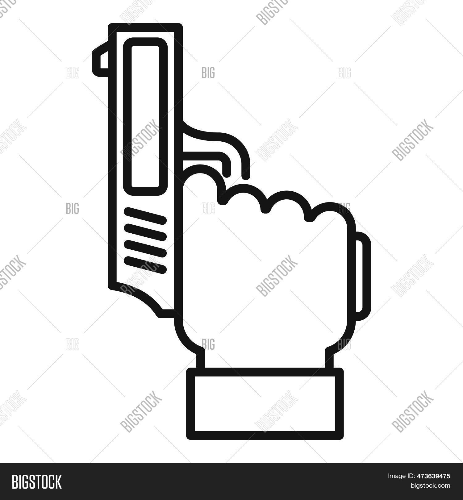 Running Start Gun Icon Image & Photo (Free Trial) | Bigstock