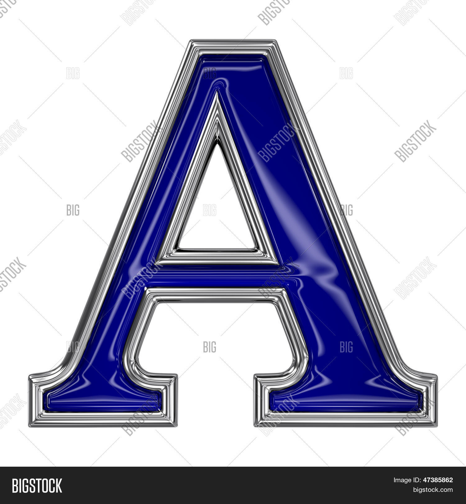 Imagen y foto Metal Símbolo Azul (prueba gratis) | Bigstock