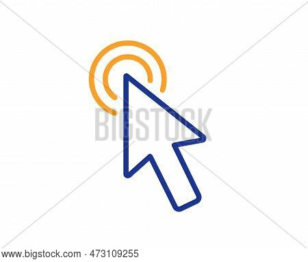 Mouse Cursor Line Vector & Photo (Free Trial) | Bigstock