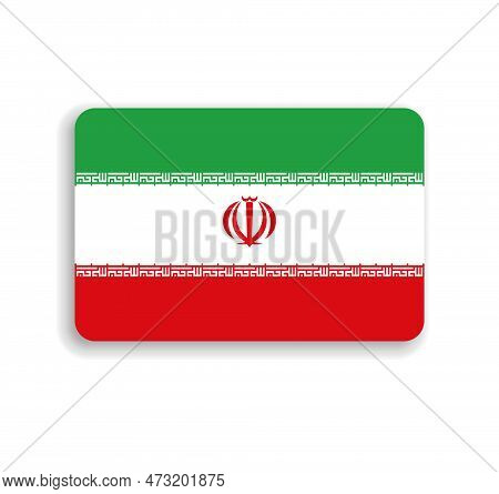 Iran Flag - Flat Vector & Photo (Free Trial) | Bigstock