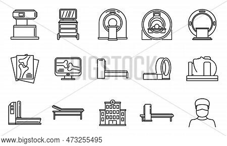 Mri Scan Icons Set. Image & Photo (Free Trial) | Bigstock