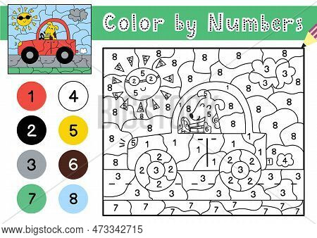 Color By Numbers Game Vector & Photo (Free Trial) | Bigstock