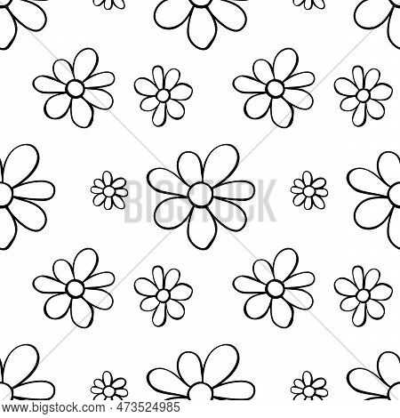 Simple Flower Outline Images, Illustrations & Vectors (Free) - Bigstock