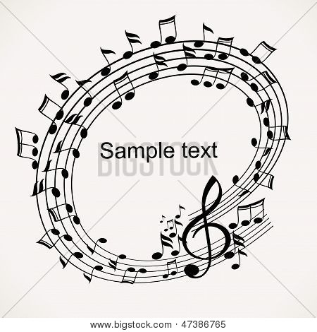 Banner Musical Notes Vector & Photo (Free Trial) | Bigstock
