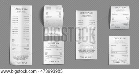 Realistic Set Shop Vector & Photo (Free Trial) | Bigstock