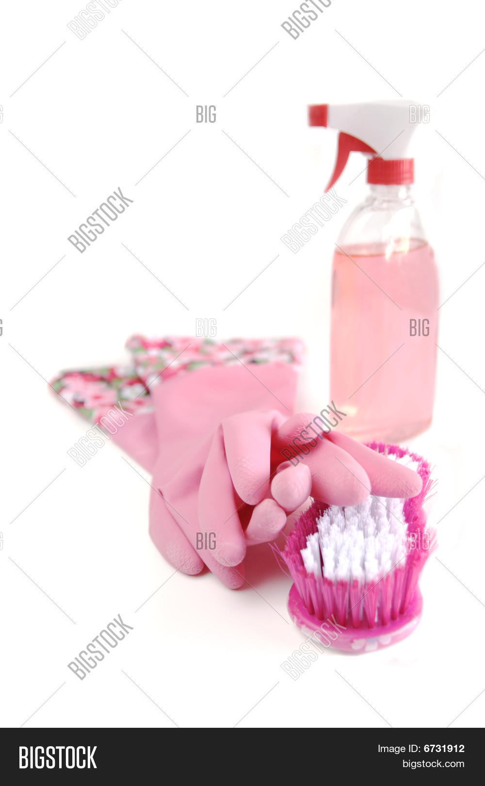 Pink Cleaning Kit Image & Photo (Free Trial) | Bigstock