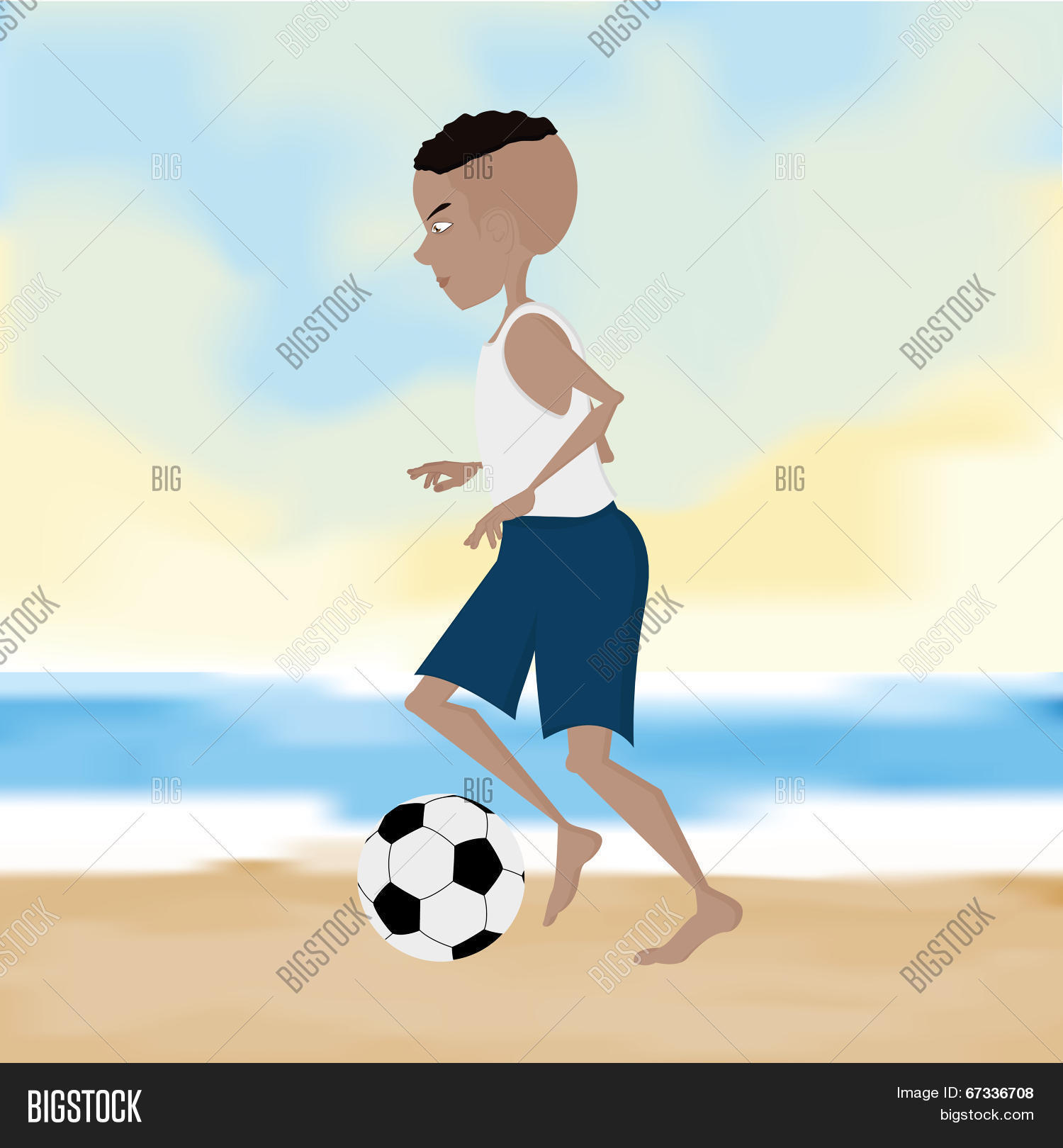 Vector Soccer Player Vector & Photo (Free Trial) | Bigstock